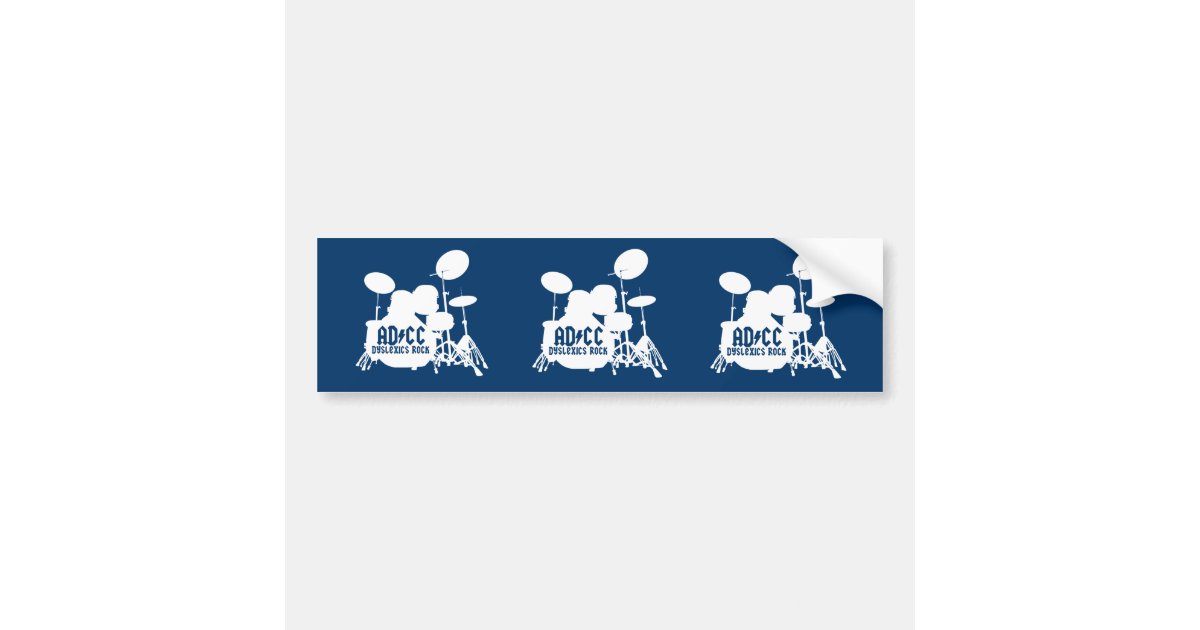 Dyslexic humor bumper sticker | Zazzle