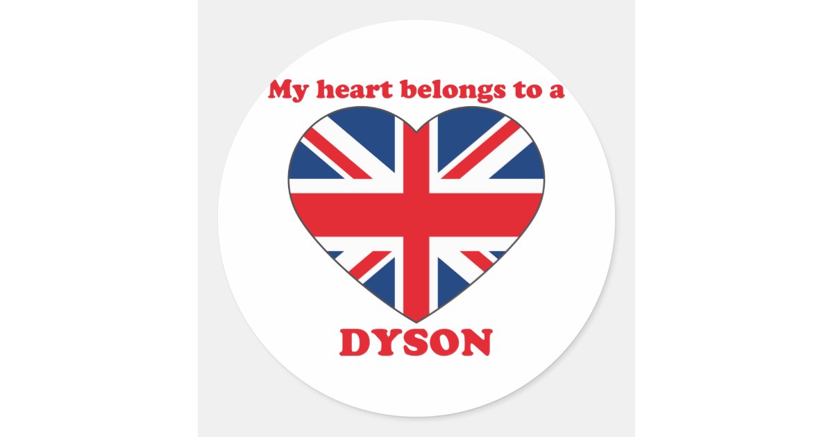Dyson Classic Round Sticker | Zazzle