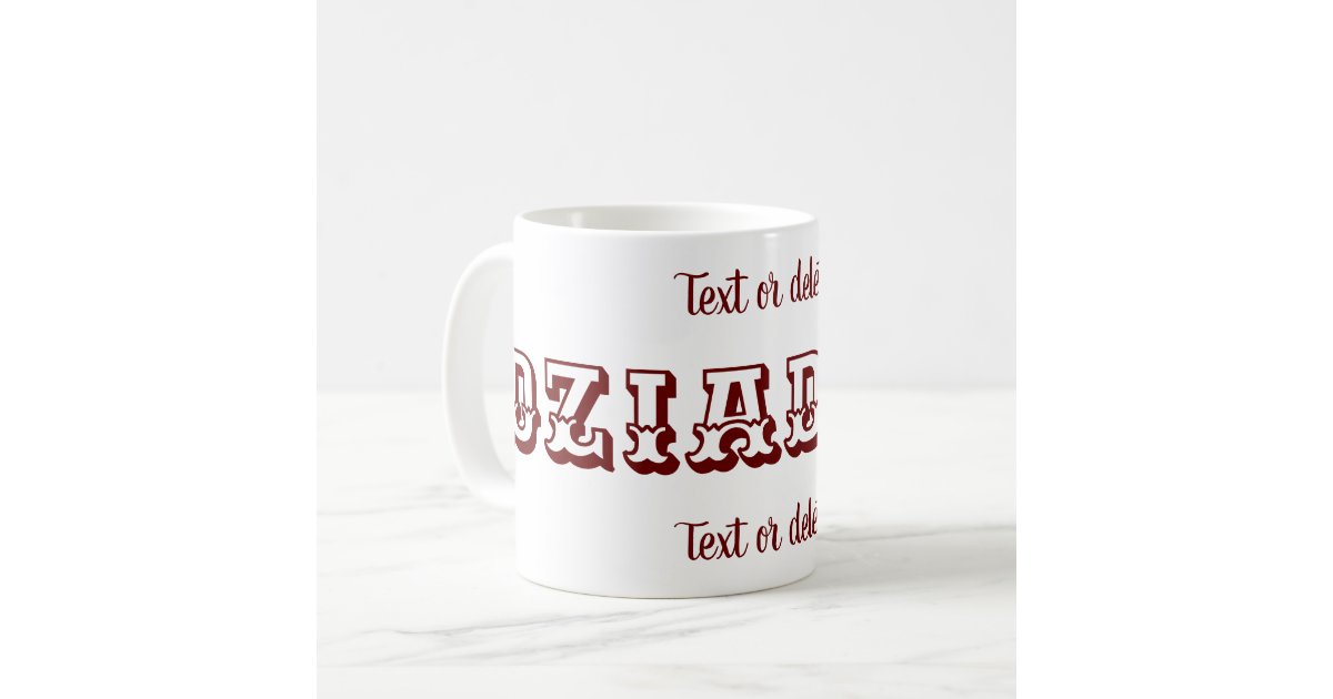 Dziadziu Polish Grandfather Personalized Coffee Mug | Zazzle