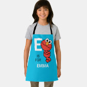 E is for Elmo | Add Your Name Apron | Zazzle