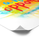 Each Day Is A New Opportunity Script Quote Poster | Zazzle