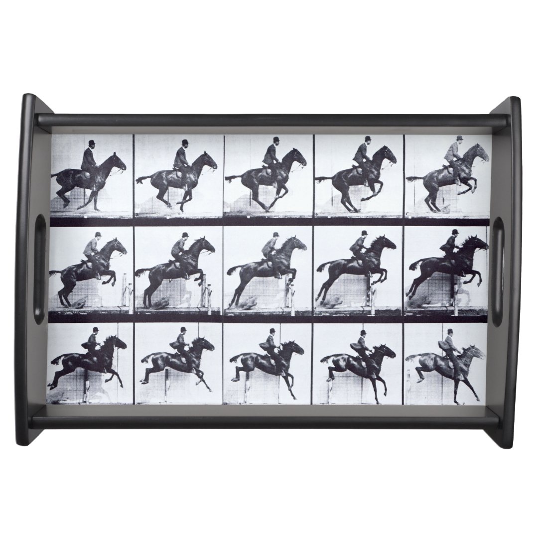 EADWEARD MUYBRIDGE: Horse Daisy Jumping-Small Tray | Zazzle