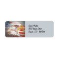 Eagle and Flag Return Address Label | Zazzle