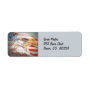 Eagle and Flag Return Address Label | Zazzle
