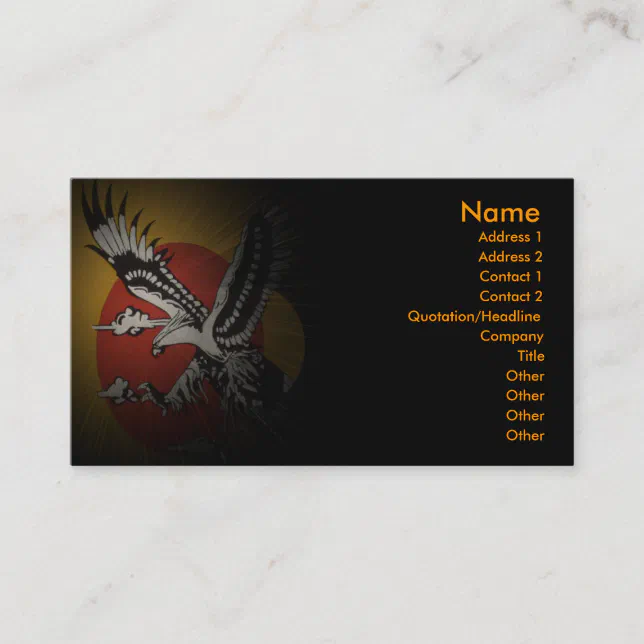 Eagle Business Card | Zazzle