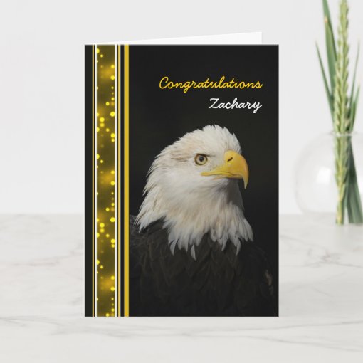 Eagle - Congratulations - Achievement - other use Card | Zazzle
