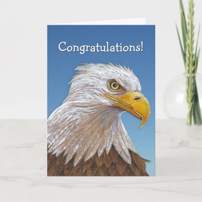 Eagle Congratulations Card | Zazzle