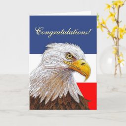 Eagle Congratulations Card | Zazzle