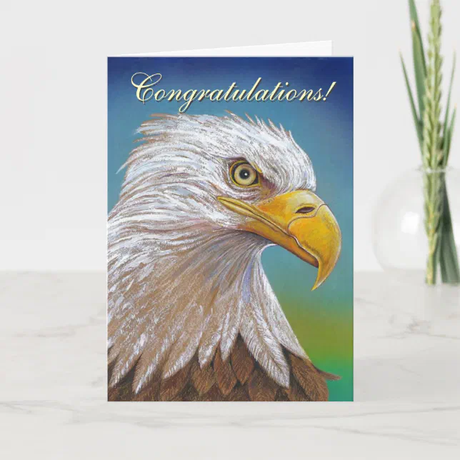 Eagle Congratulations Card | Zazzle