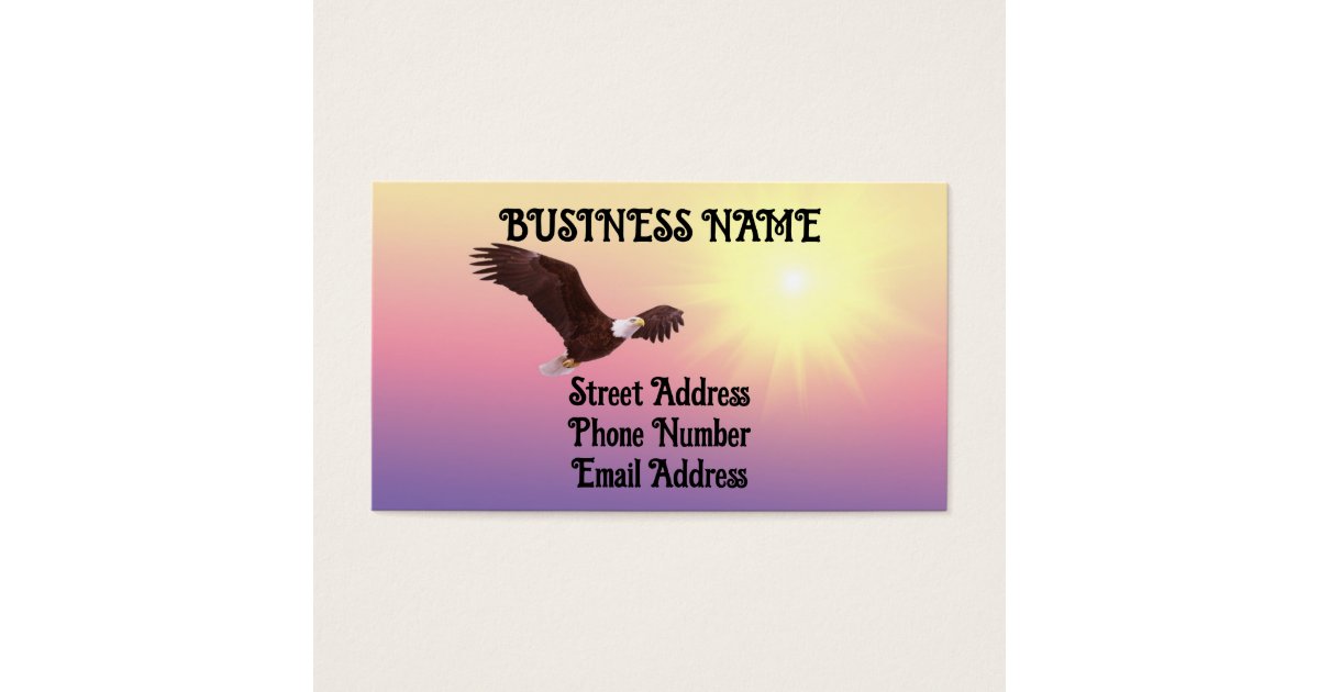 Eagle Flight Business Card | Zazzle