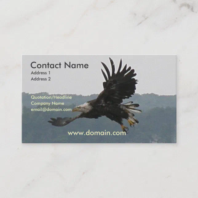 Eagle Flight Business Card | Zazzle