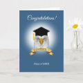 Eagle Graduation Congratulations on Award Blue Card | Zazzle