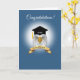 Eagle Graduation Congratulations on Award Blue Card | Zazzle