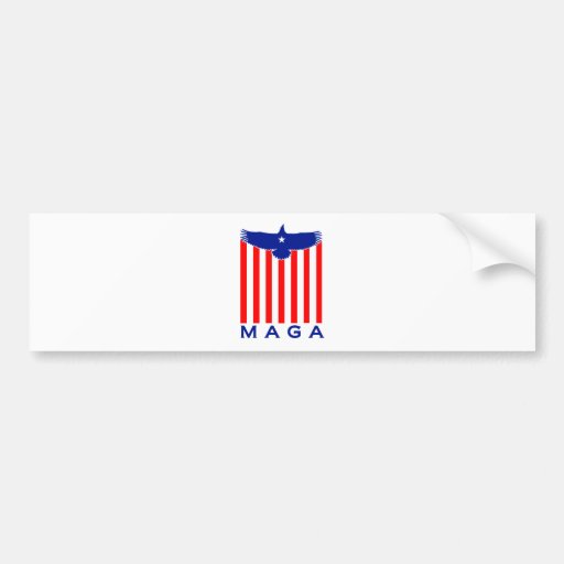 EAGLE MAGA BUMPER STICKER | Zazzle