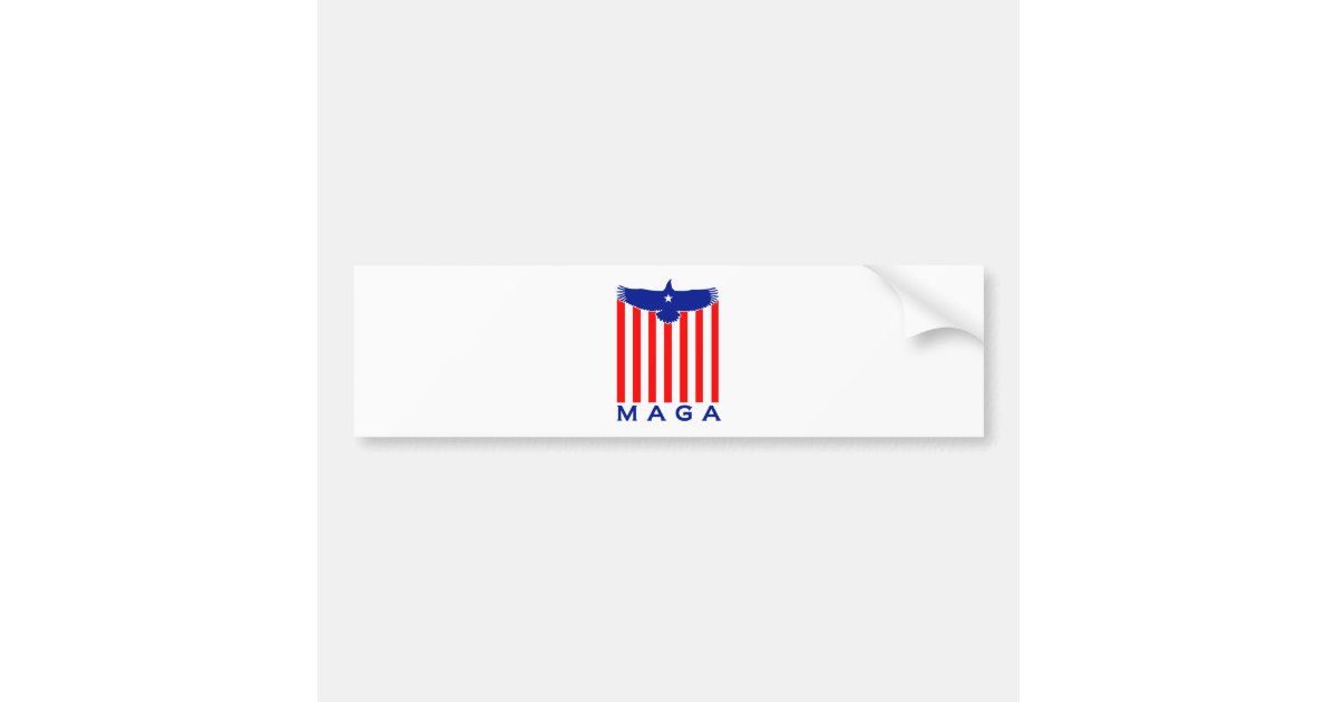 EAGLE MAGA BUMPER STICKER | Zazzle