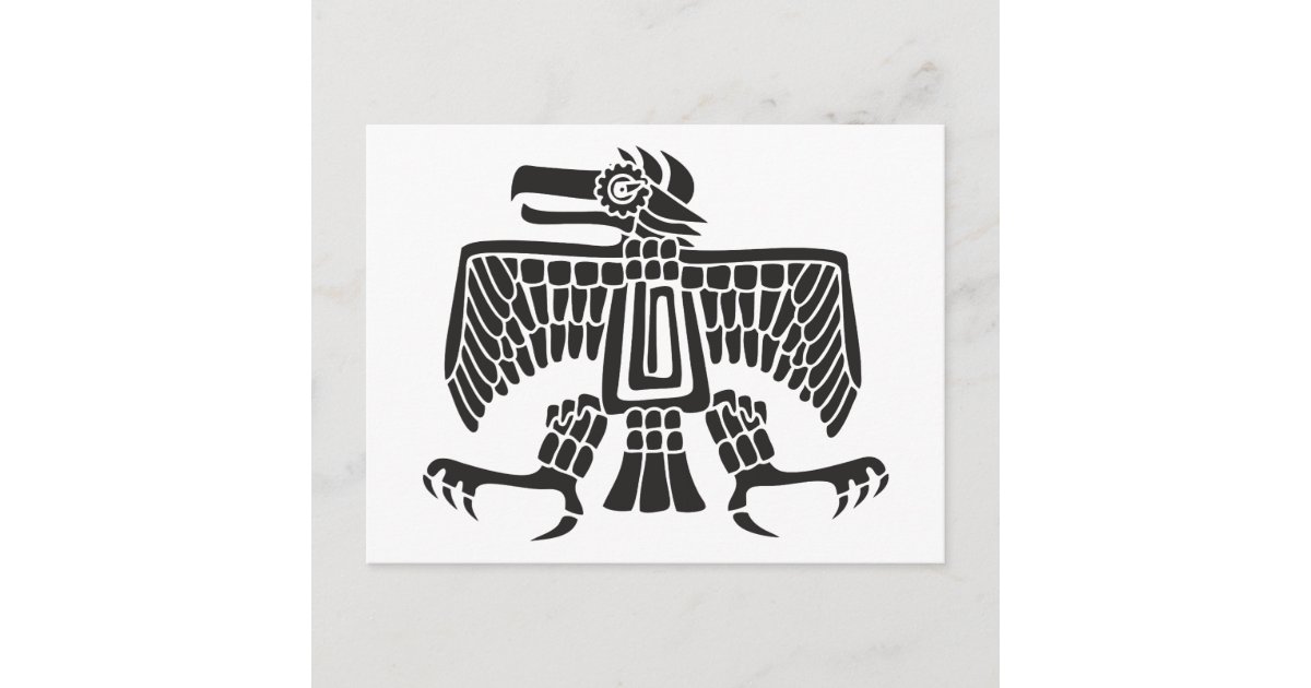 Eagle, Mexican hieroglyph(Maya) Postcard | Zazzle