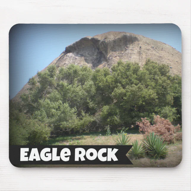 Eagle Rock California Monument Landmark Mouse Pad | Zazzle