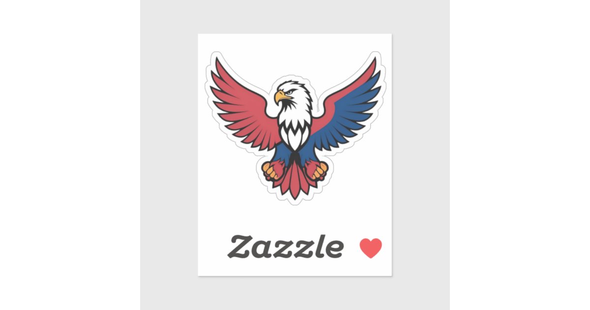 Eagle Sticker Bald Eagle Sticker American Eagle | Zazzle
