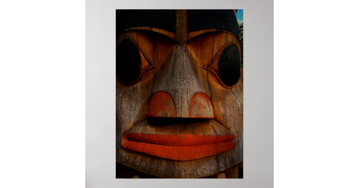 Eagle totem poster | Zazzle