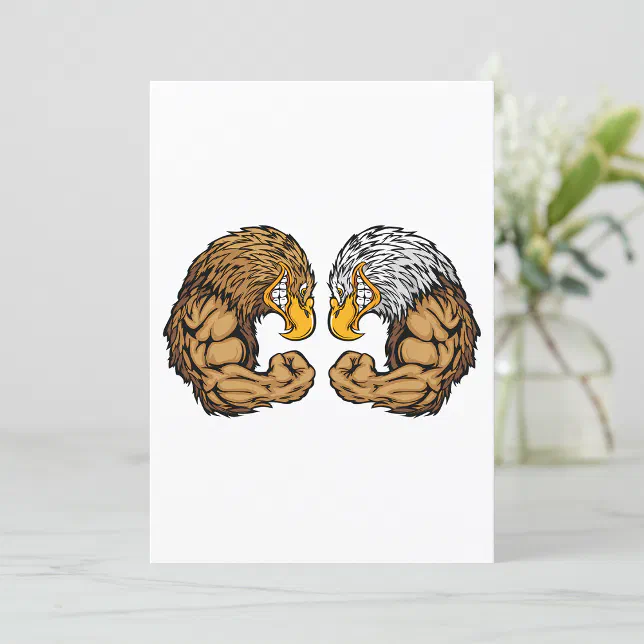 Eagles With Muscles Invitation | Zazzle