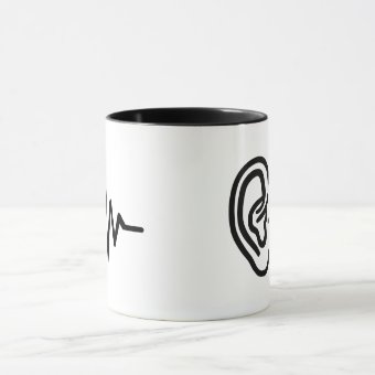 Ear frequency mug | Zazzle