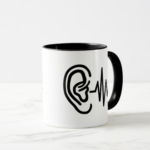 Ear frequency mug | Zazzle