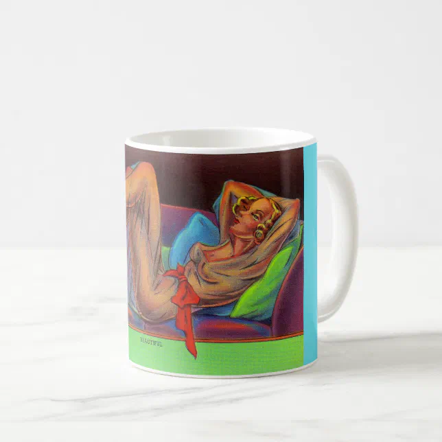 early 1940s Beautiful pin-up girl Coffee Mug | Zazzle