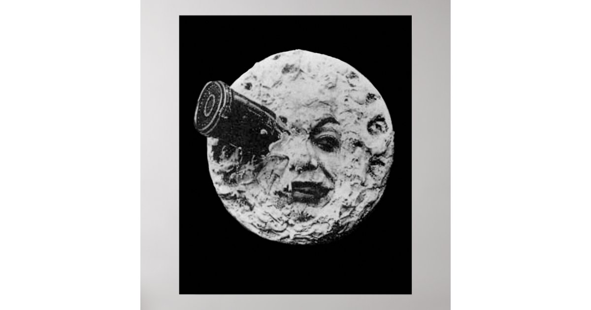 EARLY CINEMA A Trip to the Moon By Georges Melies Poster | Zazzle