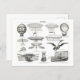 Early Flying Machines Illustration Vintage Postcard | Zazzle