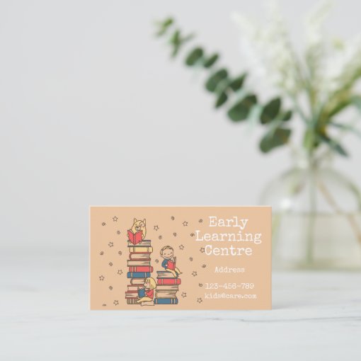 Early Learning Centre Daycare Preschool business Business Card | Zazzle