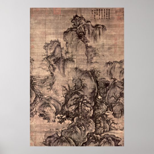 Early Spring by Guo Xi Poster | Zazzle.com
