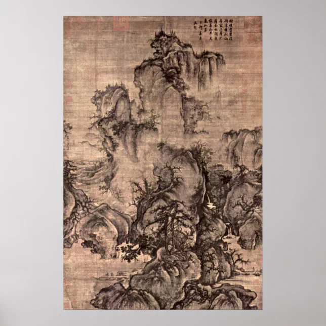 Early Spring by Guo Xi Poster | Zazzle