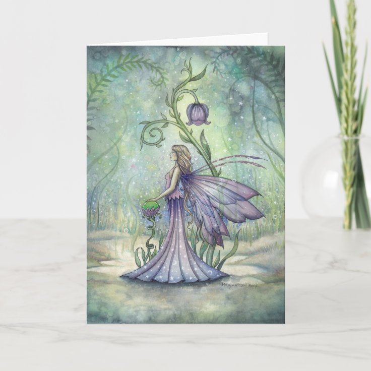 Early Spring Fairy Fantasy Art by Molly Harrison Card | Zazzle