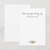 Earring Holder/Thank You Card - Heart Fab | Zazzle