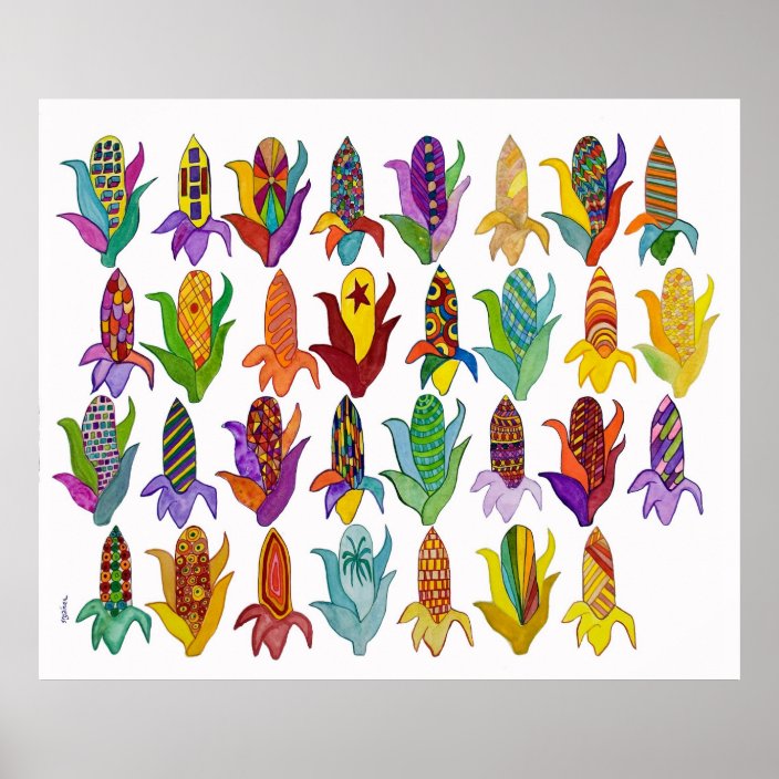 Ears of Corn Poster | Zazzle.com