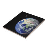 Earth and Moon from Space Tile | Zazzle