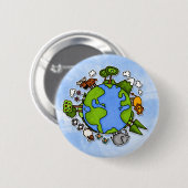 earth button | Zazzle
