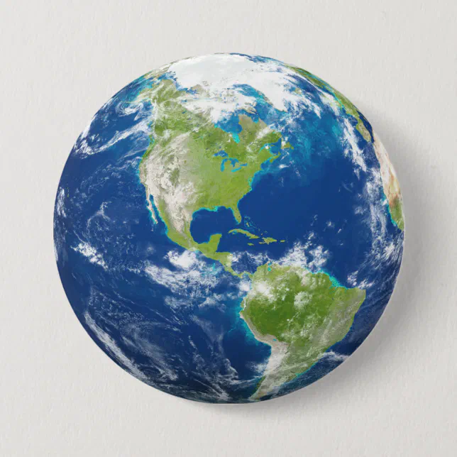 Earth button | Zazzle