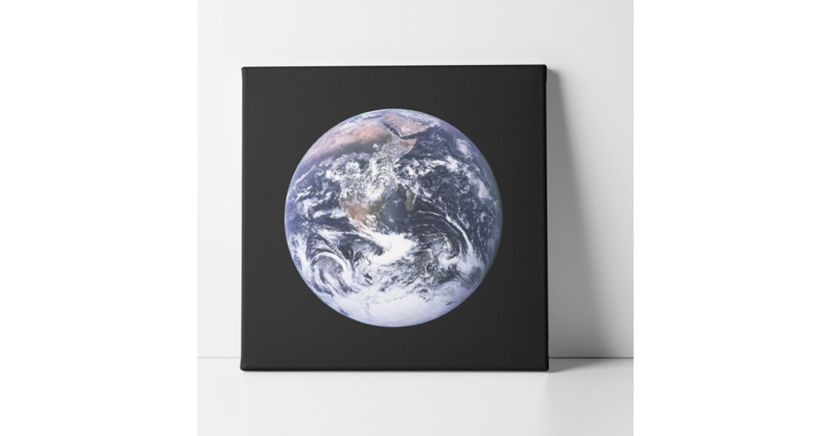 Earth Canvas Print | Zazzle
