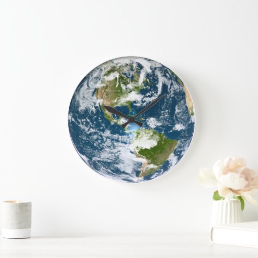Earth clock | Zazzle