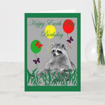 earth day birthday card | Zazzle