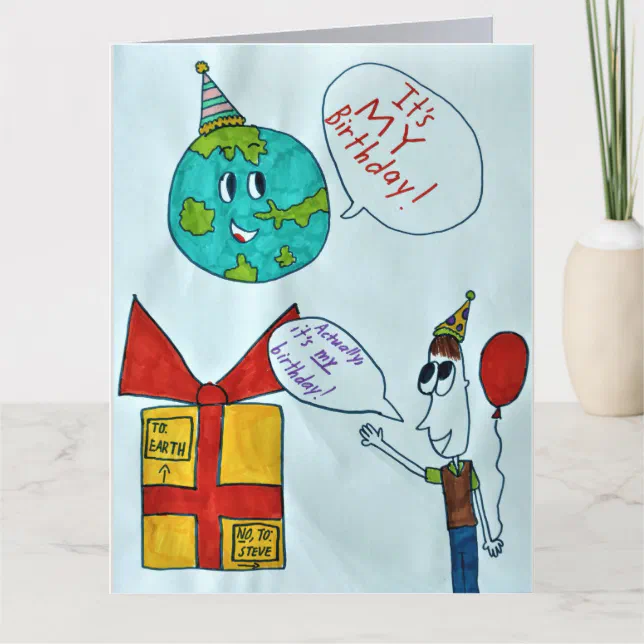 Earth Day Birthday Card | Zazzle