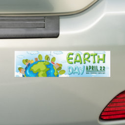 Earth Day Bumper Sticker | Zazzle