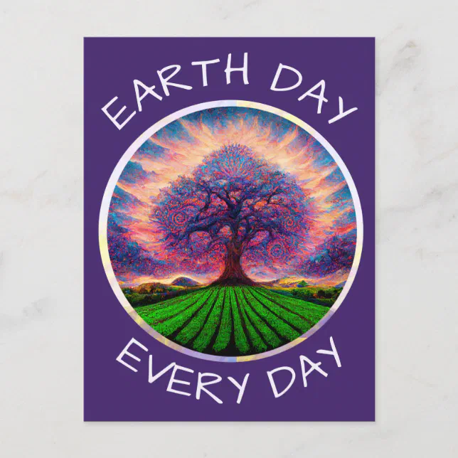 Earth Day Every Day Postcard | Zazzle
