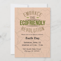Earth Day Invitation | Zazzle