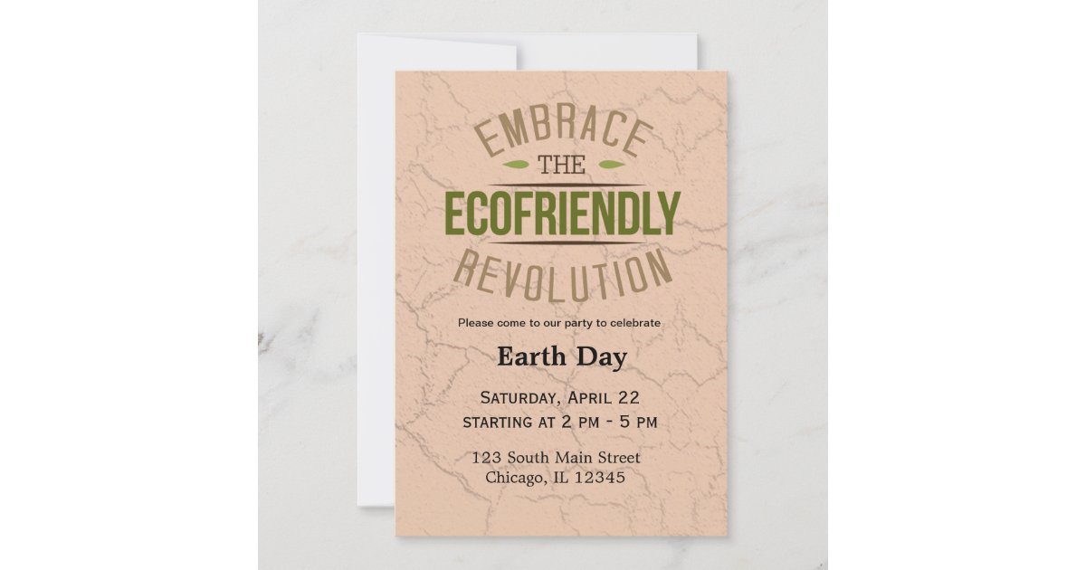 Earth Day Invitation | Zazzle
