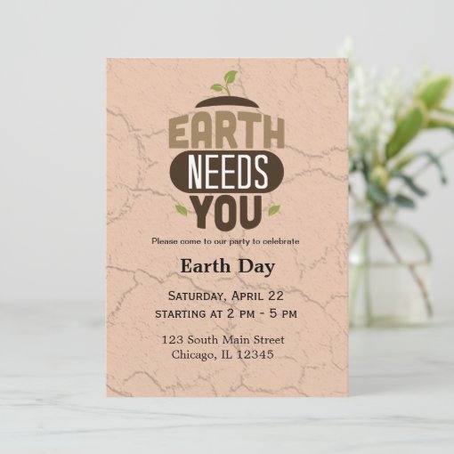 Earth Day Invitation | Zazzle