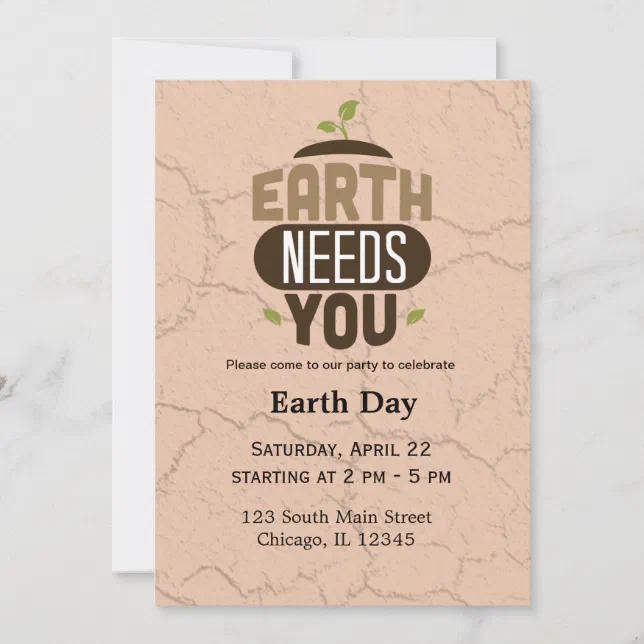 Earth Day Invitation | Zazzle