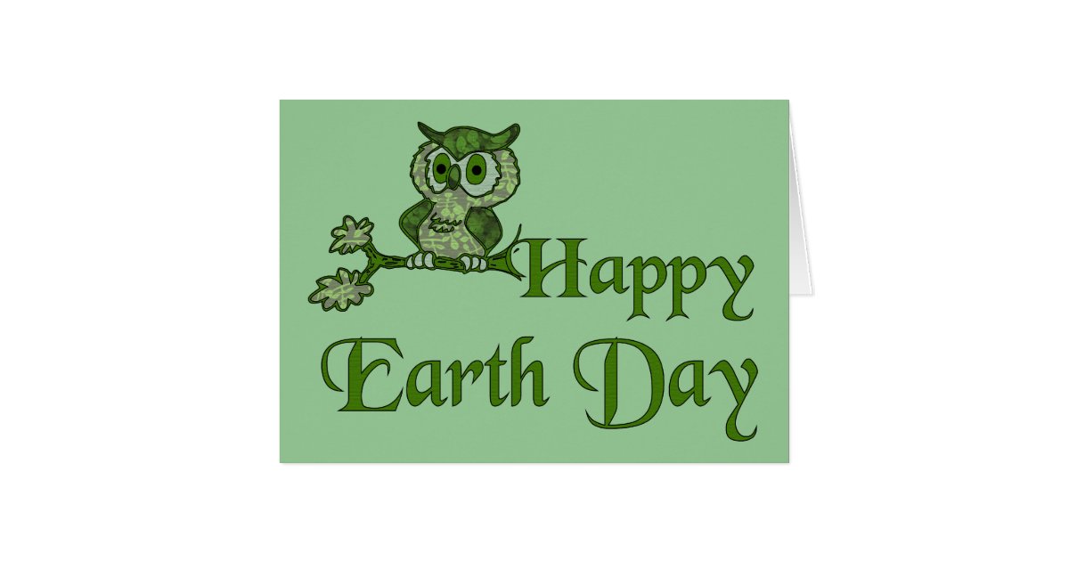 Earth Day Owl | Zazzle