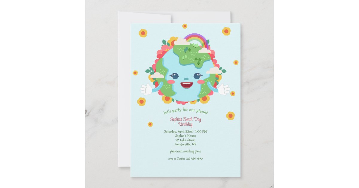 Earth Day Party Invitation | Zazzle